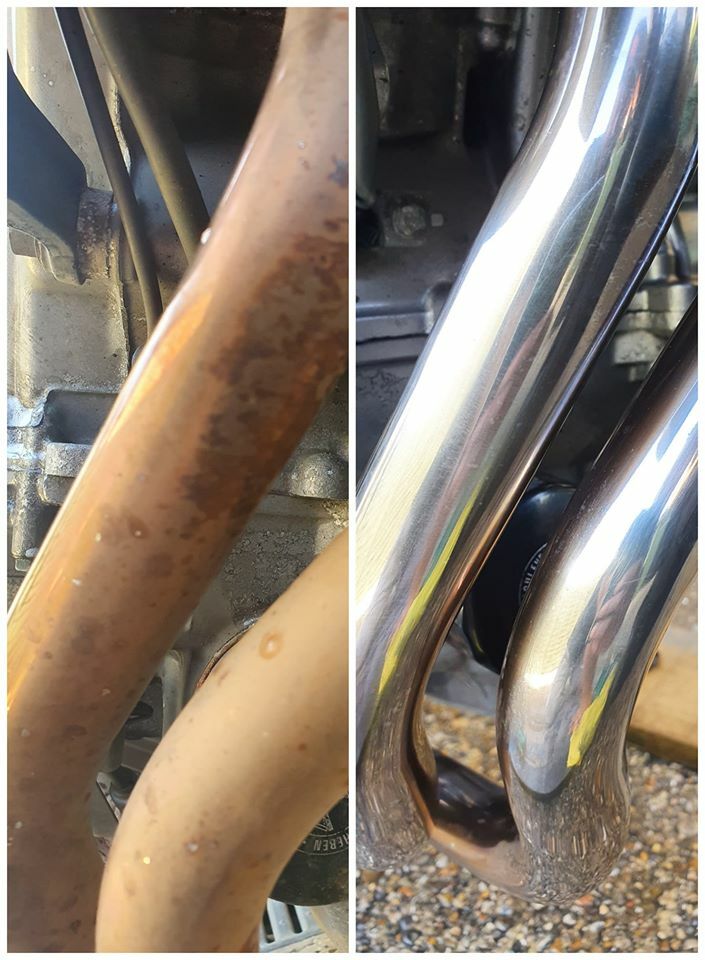 DrDownpipe Motorcycle Exhaust Cleaner Downpipe down pipe Cleaner Dr ...