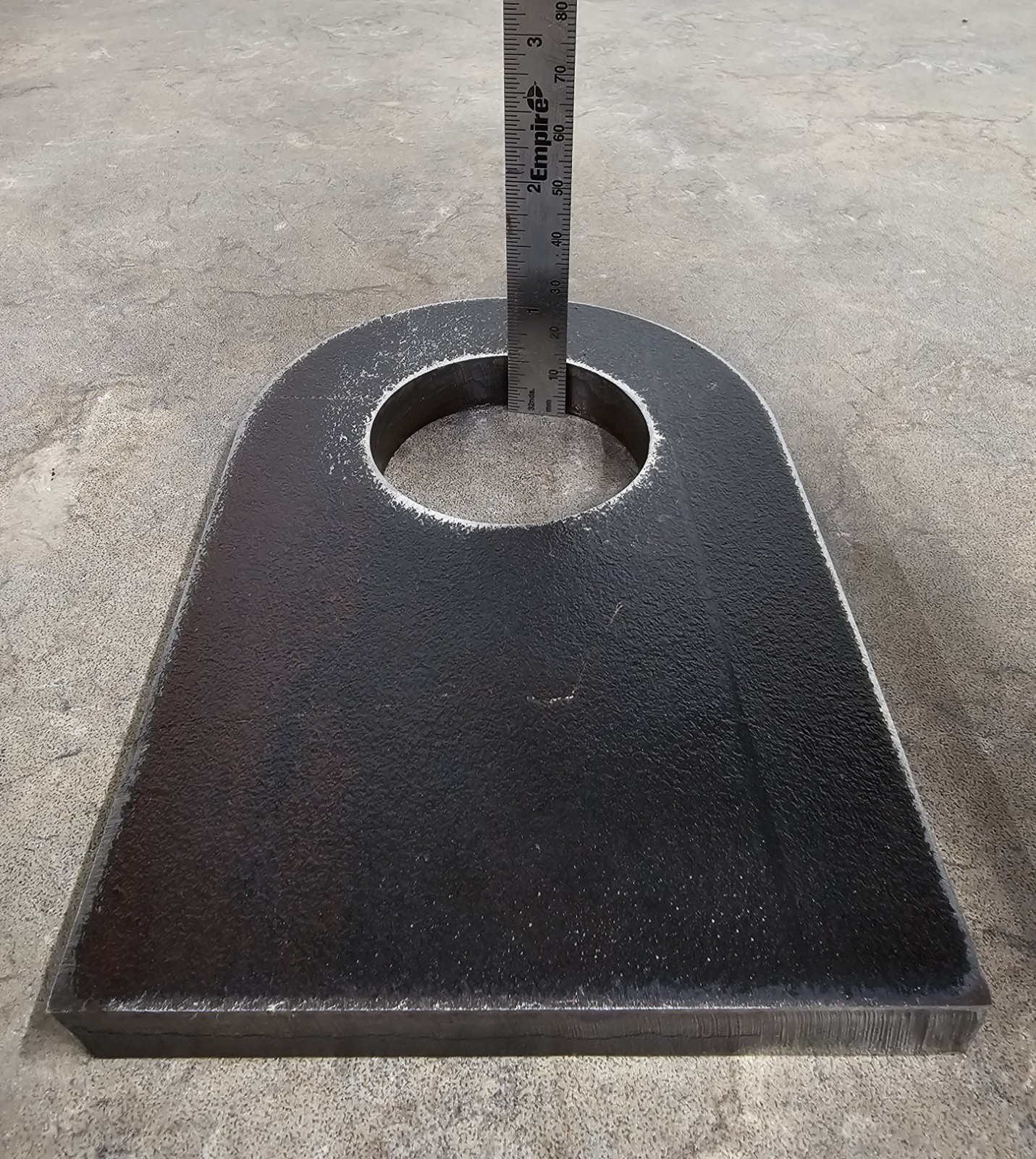 Weld On Tab Lift Lug Shackle Mounts - 4" x 6" - 1.5" Hole - 1/2" Thick ...