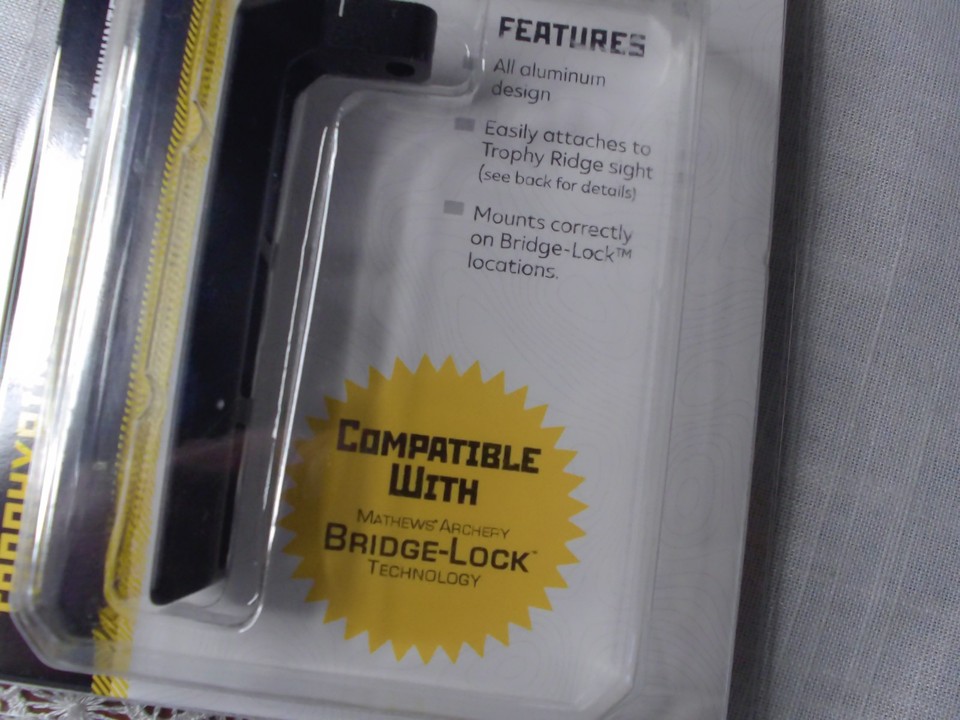Trophy Ridge SIGHT MOUNT BRACKET BRIDGE-LOCK™ Mathews BRACKET ASBLFM | eBay
