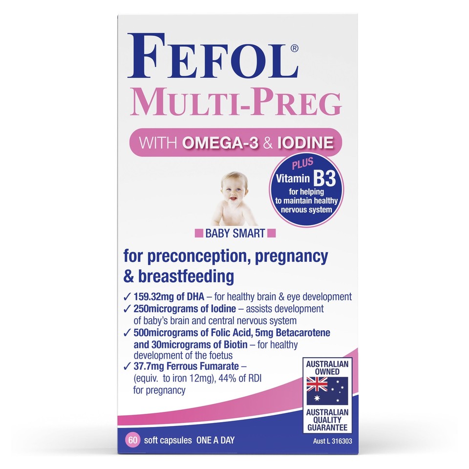 Fefol Multi Preg Liquid 60 Capsules | eBay