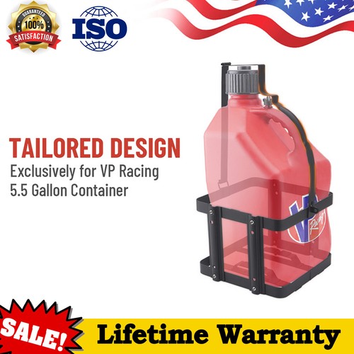Fuel Jug 5.5 Gallon Liquid Container Holder Rack Bracket Mount For VP ...