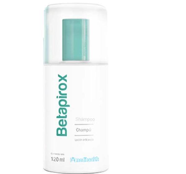 Betapirox Shampoo Solucion 120ml Provides Deep Cleansing to The Scalp ...