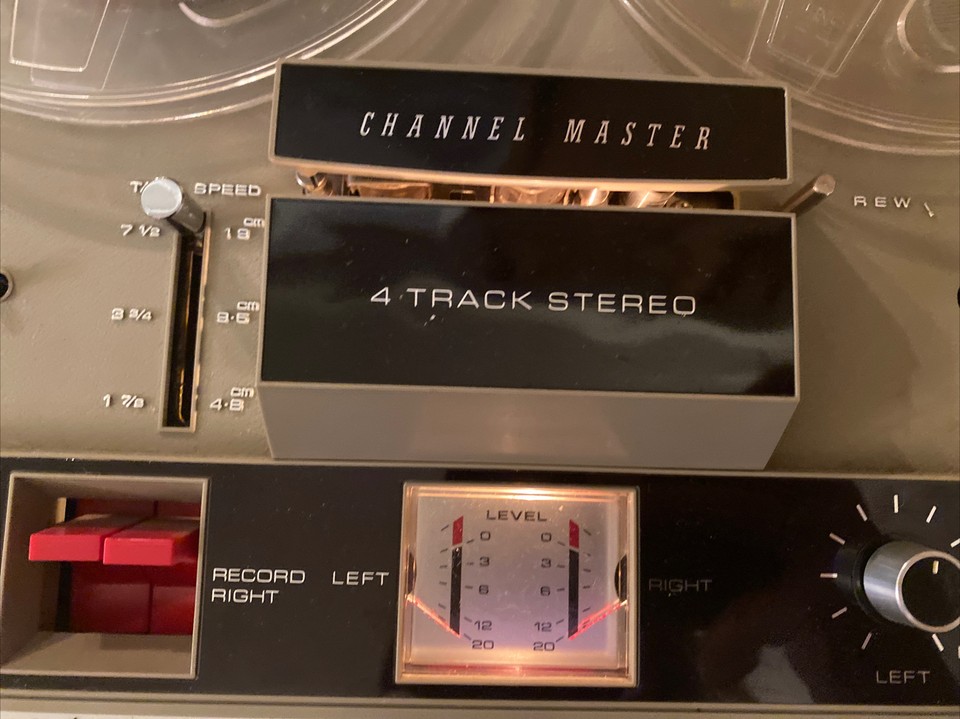 CHANNEL MASTER 4 Track Stereo Tape Recorder Player Model 6324 Reel to ...