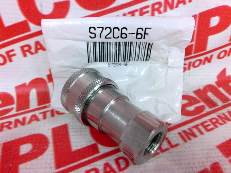 Snap-Tite S72C6 72 Series 3/8" Stainless Steel Coupler - S72C6-6F for ...