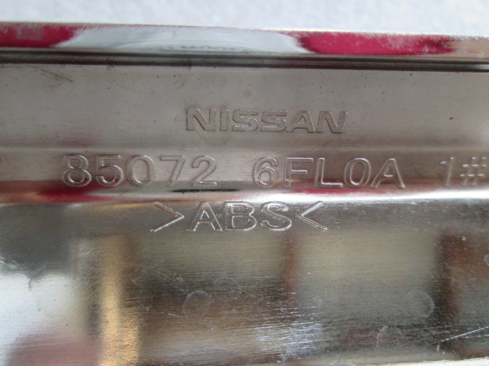 2017-2019 NISSAN ROGUE REAR BUMPER OEM CHROME MOULDING ACCENT TRIM ...