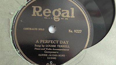 Louise Terrell – 78rpm 10-inch single – Regal #9227 | eBay