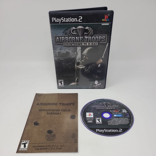 Airborne Troops Countdown To D-Day Playstation 2 PS2 Game Complete W ...