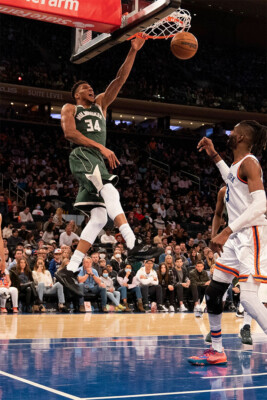Milwaukee Bucks Basketball Player Giannis Antetokounmpo 34 Wall ...