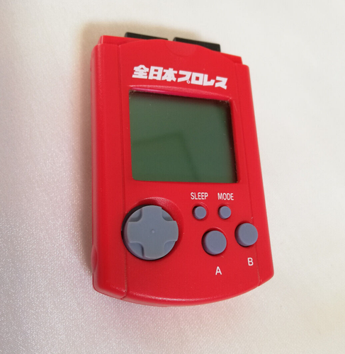 SEGA Dreamcast Red Giant Gram Visual Memory Unit VMU DC Japan Import US ...