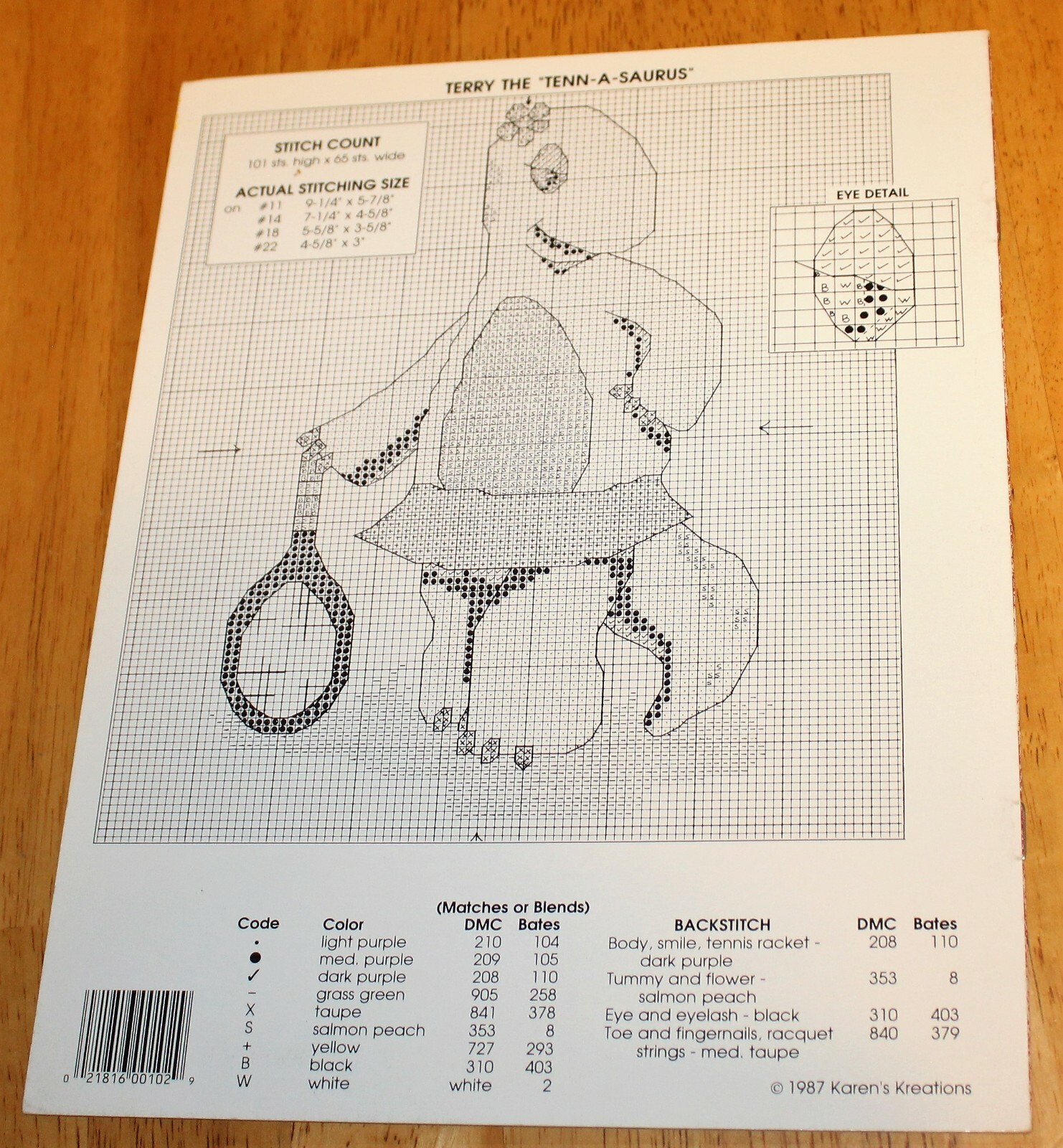 Karen's Kreations: SPORT-A-SAURUS (Dinosaurs in Action) Cross Stitch ...