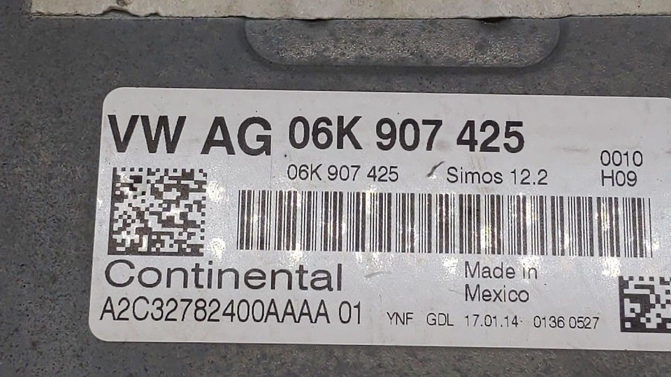 2014-2014 Volkswagen Jetta Engine Computer Ecu Pcm Ecm Pcu Oem W6S6O | eBay