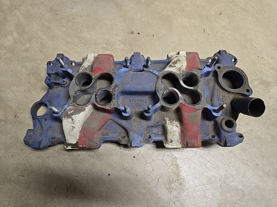 Original 1957-1961 Chevy Corvette 2X4 Intake Manifold 3739653 Chevrolet ...