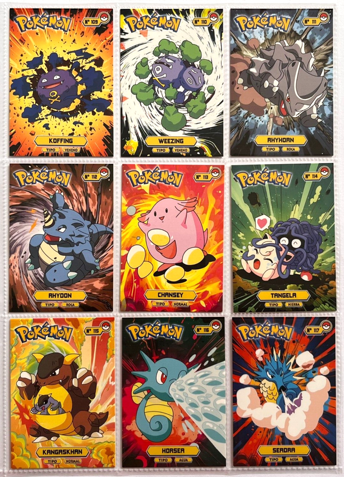 2025 POKEMON ATTACK KANTO 1st Gen Full Set 151/151 Cards Top Peru TCG ...