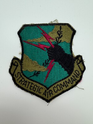 Vintage Strategic Air Command Subdued Patch United States Air Force ...