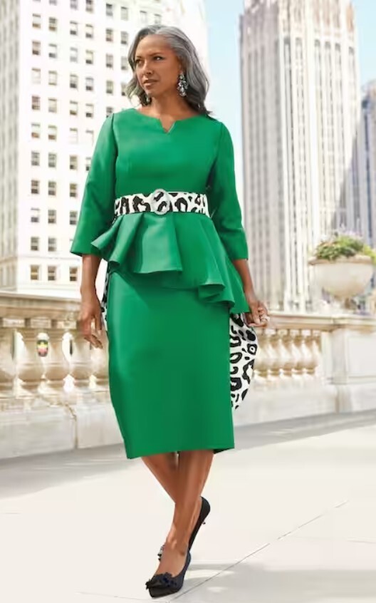 Size 18W PLUS Ashro Green Spring Wedding Church Easter Party Dorthea ...