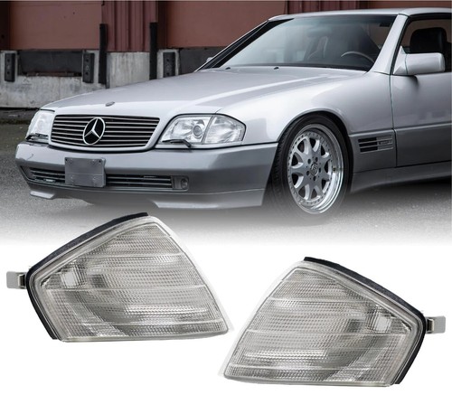 PAIR FRONT TURN INDICATOR LIGHT LAMP SET for MERCEDES BENZ SL R129 1992 ...