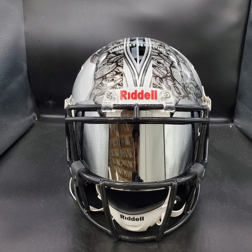 Custom Raiders Football Helmet Riddell | eBay