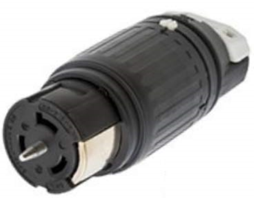Hubbell CS8164C 50 Amp 480V Locking Connector - Black/White for sale ...