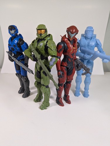 12 INCHES Bundle of 4 HALO Action Figures With Weapons 1:6 scale | eBay
