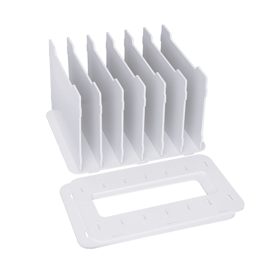 Desktop 7 Tier Organizer Paper File Holder Document Storage Rack Office ...