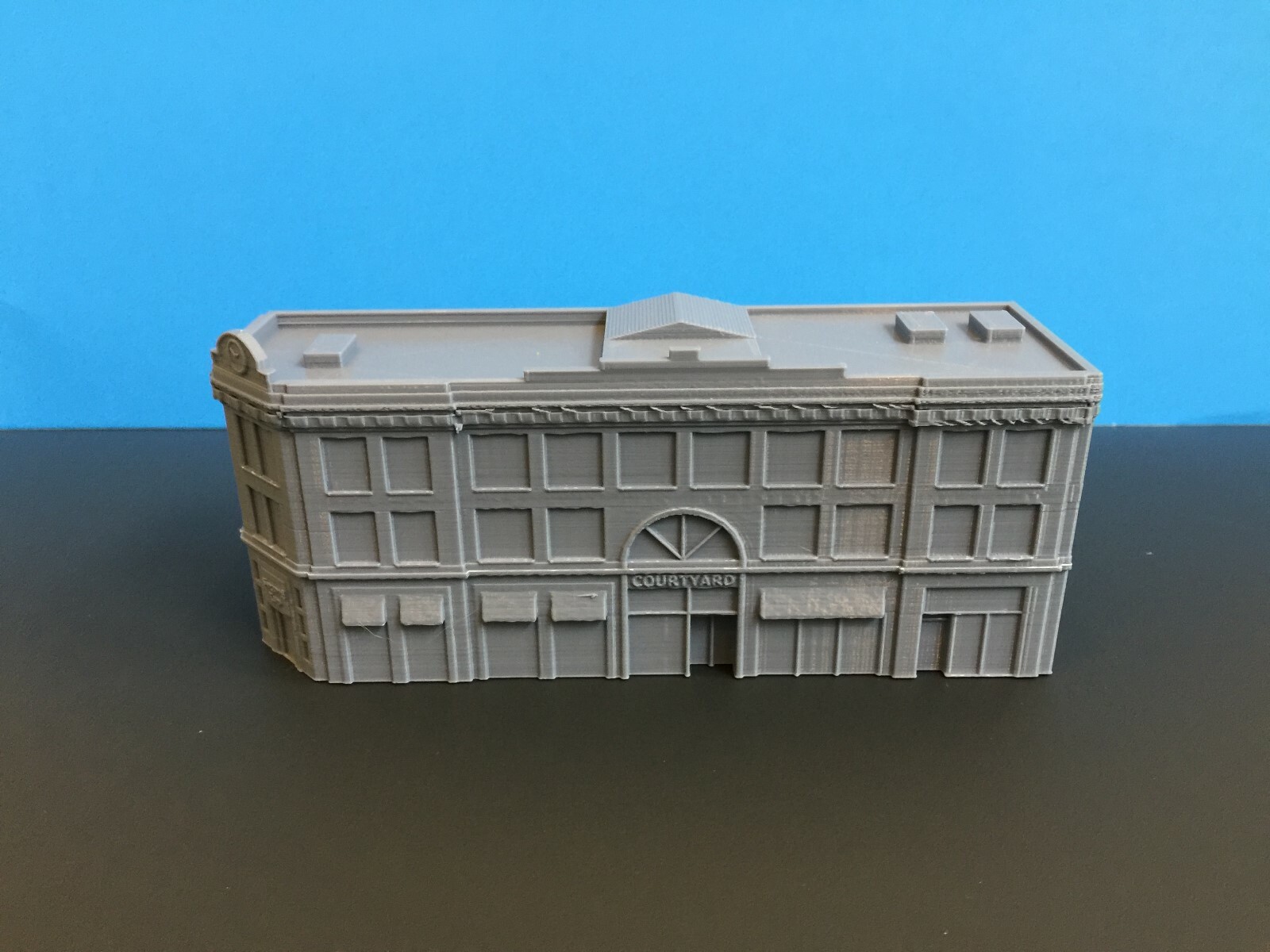 " The Courtyard "Urban City Building - N Scale - 1:160 - No Assembly ...