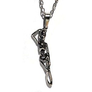 316L Stainless Steel Noose Hanging Skeleton Pendant | eBay