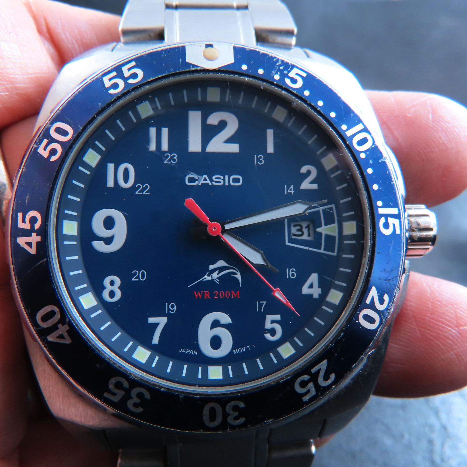 MDV-104 Casio Swordfish Diver 200M Quartz Men Watch | eBay