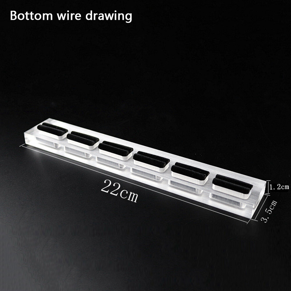 Clear Acrylic Ring Display Stand Jewelry Retail Holder Organizer Rings ...