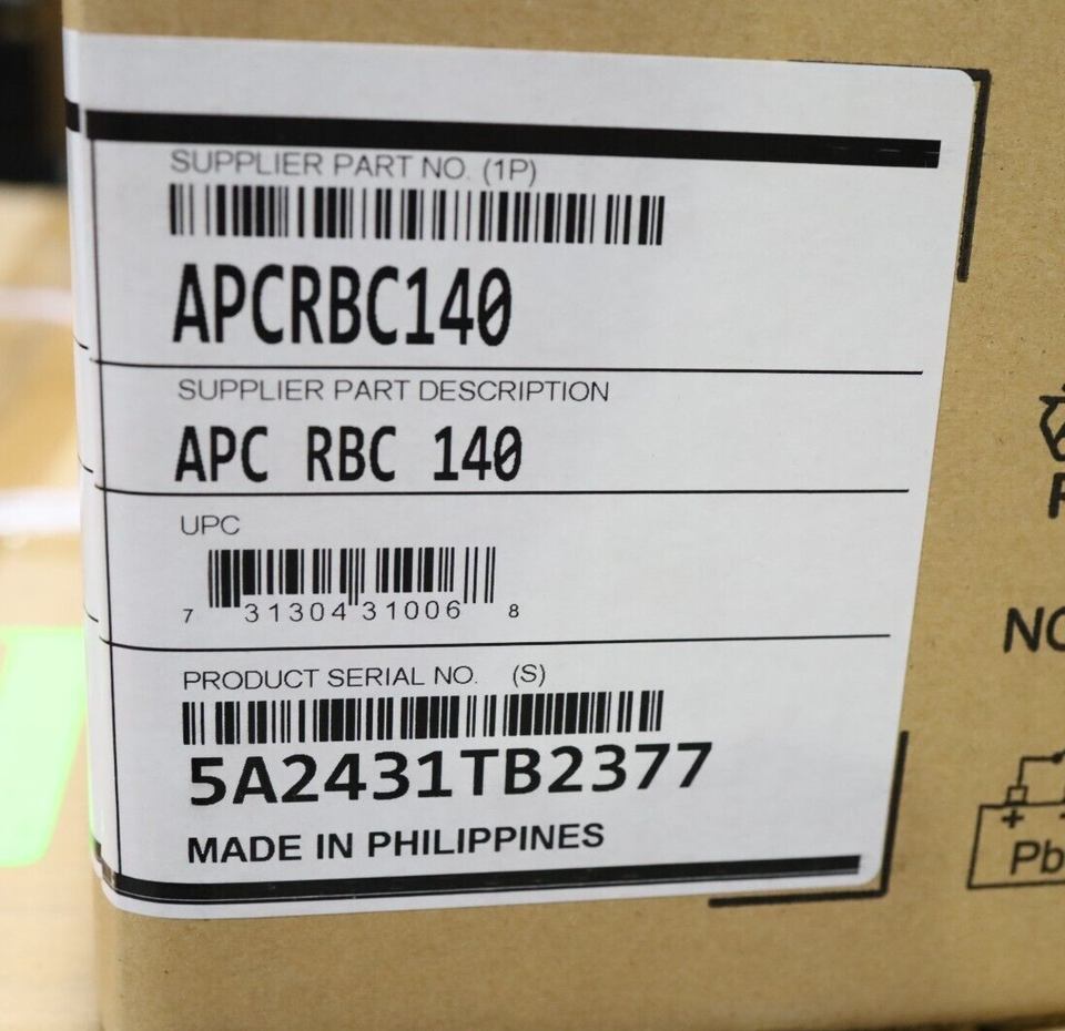 NEW APC APCRBC140 Replacement Battery Cartridge Pack | eBay