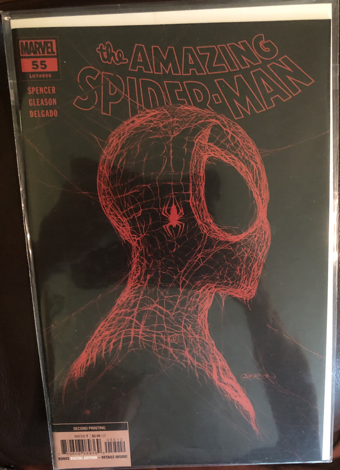 🕸Amazing Spiderman #55 - 2nd Print - Patrick Gleason Webhead Variant ...