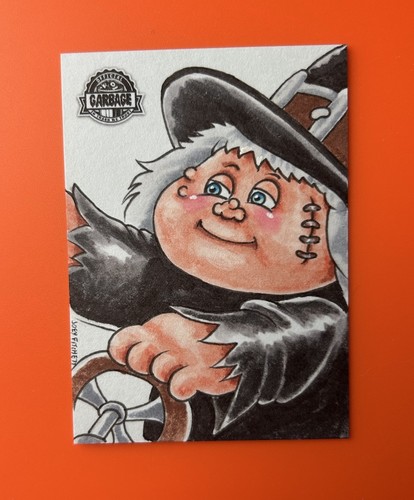 2021 Garbage Pail Kids Sketch Haggy Maggie Weird Wendy By Joey Fitchett ...