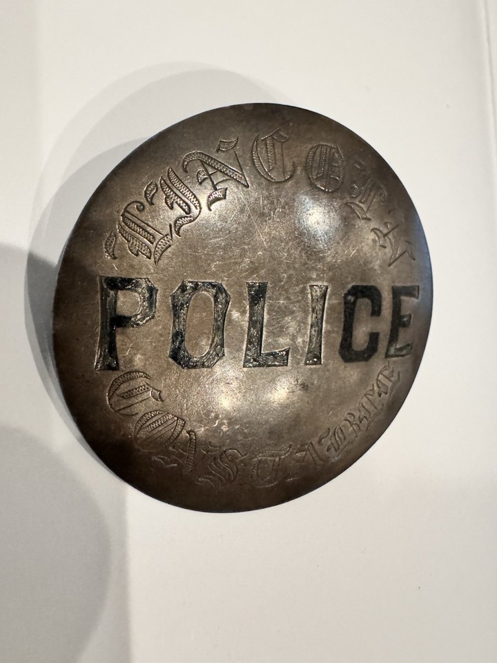 Antique Obsolete Police Constable Badge Lincoln Old T Pin 1870-1880s | eBay