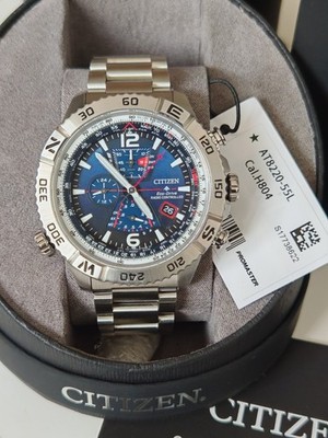 Citizen Promaster Navihawk A-T Blue Dial Eco-Drive Men's Watch AT8220 ...