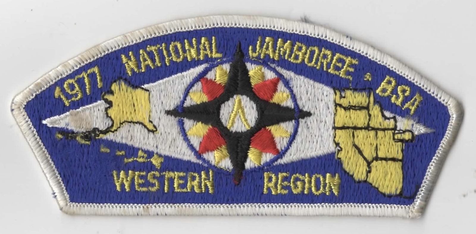 1977 National Jamboree Western Region BSA Patch WHT Bdr. [JM712] | eBay