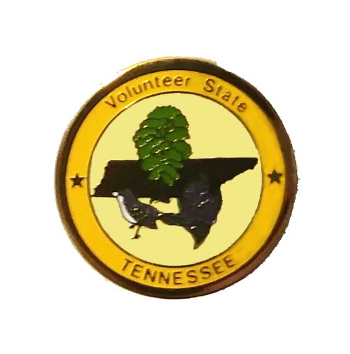 Tennessee Pins State of Tennessee Emblem Pin Travel Vacation Souvenir ...