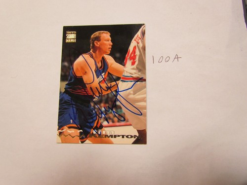 1993-94 Topps Stadium Club Tim Kempton signed Basketball card | eBay