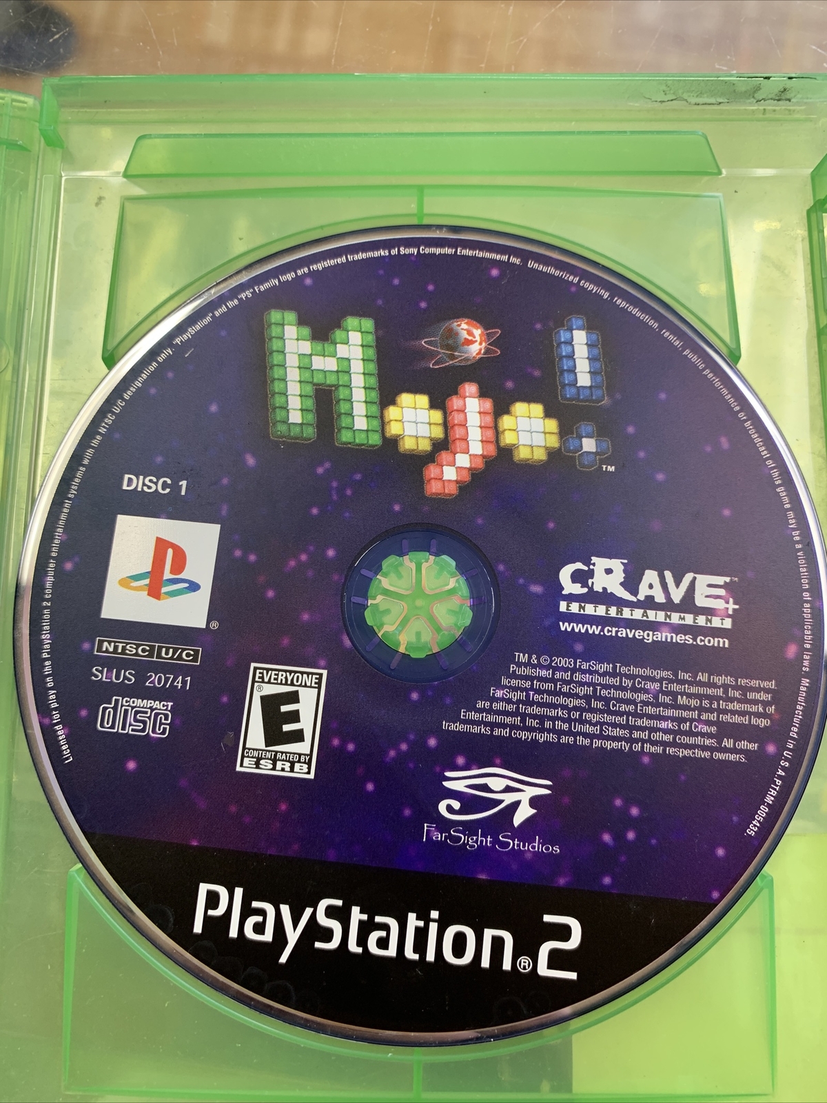 Mojo (PlayStation 2 PS2) - DISC 1 ONLY 650008399158| eBay