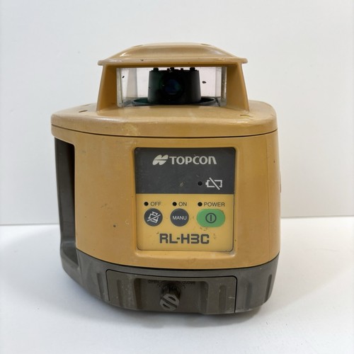 Topcon RL-H3C Rotating Rotary Laser Level Sensor W/Case, Receiver LS ...