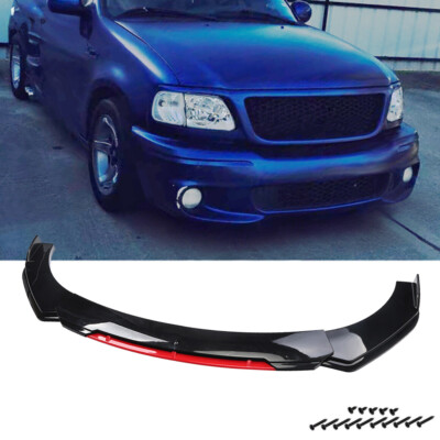 For 1999-2004 Ford F-150 SVT Lightning Front Bumper Chin Lip Splitter ...