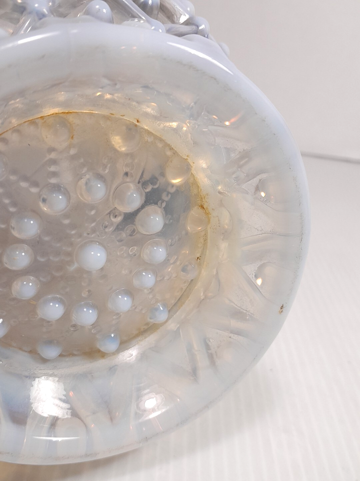 RARE EAPG Aetna Glass Co. Hobnail In Square Dewdrop Opalescent Pitcher ...