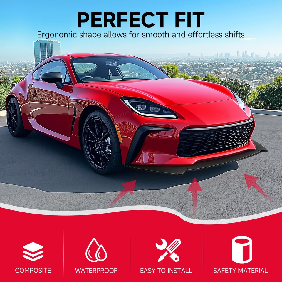 For Mitsubishi Eclipse GSX Front Bumper Lip Splitter Spoiler + 2.2m ...