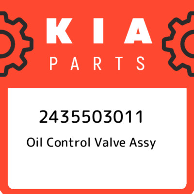2435503011 Kia Oil control valve assy 2435503011, New Genuine OEM Part ...