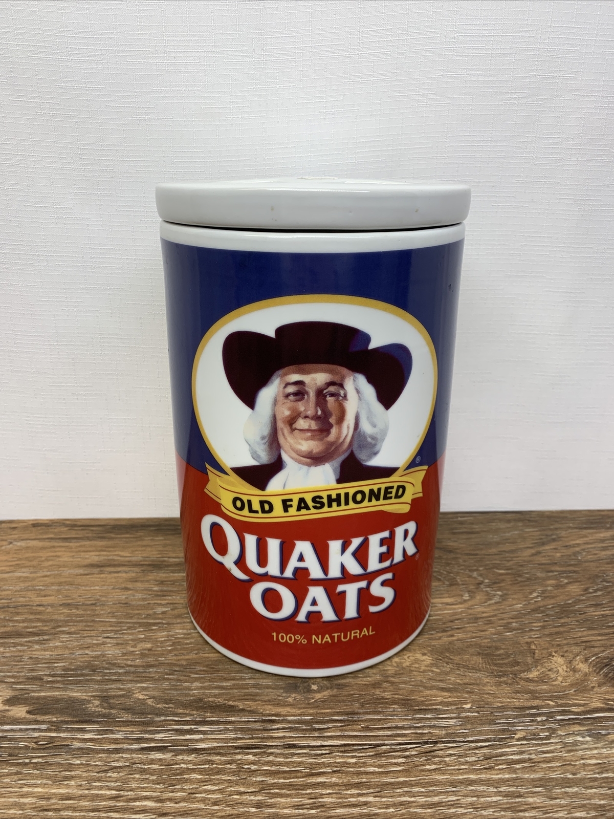 Old Fashioned Quaker Oats Ceramic Cookie Jar Vintage 1990’s | eBay