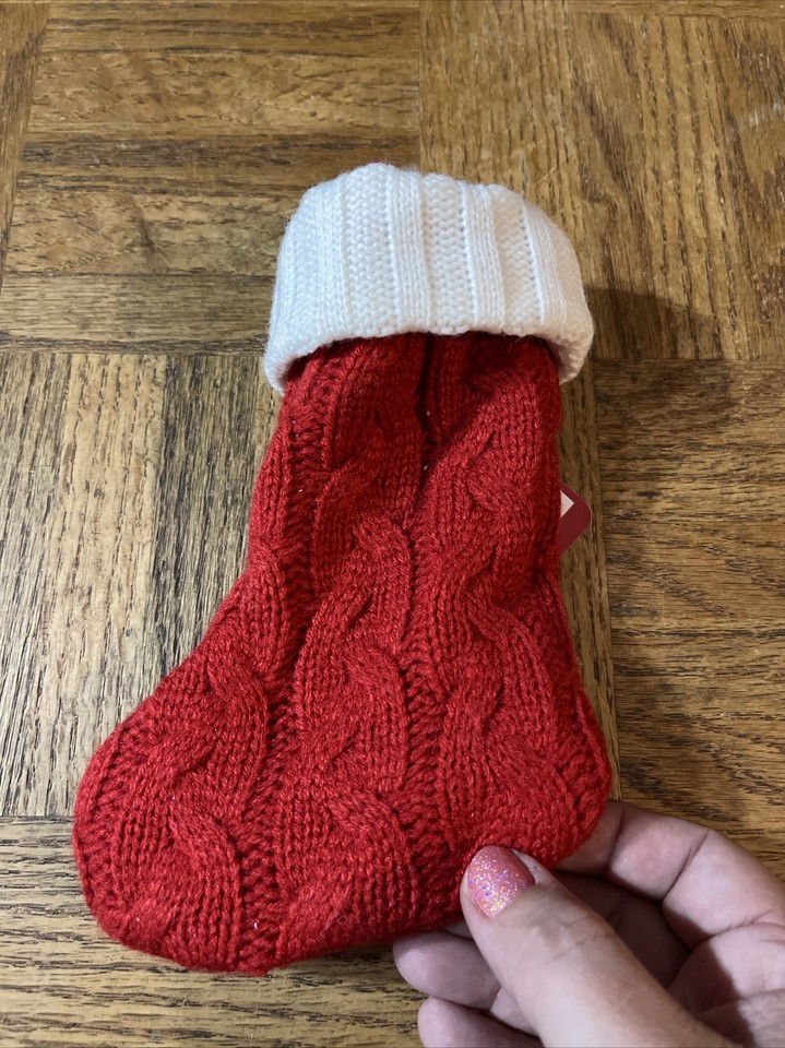 December Home Christmas Mini Stocking | eBay