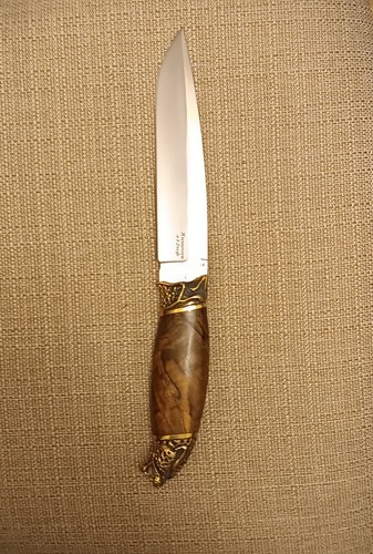 Knife hunting cutting tourist Predator steel X12MF forged Knife ...