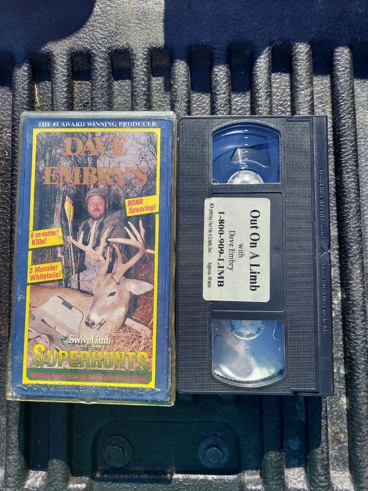 Vintage Rare Dave Embry’s SuperHunts Deer Hunting Video VHS Tape NEW | eBay