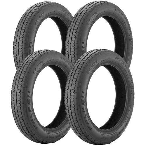 (QTY 4) 155/90D16 Falken FK-090 Temporary Spare 110M SL Black Wall ...