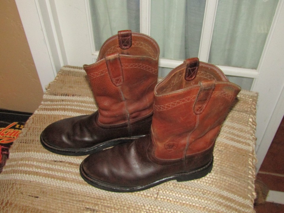 Ariat 10002428 Brown Slip-Resistant Sierra Western Wellington Boots Men ...