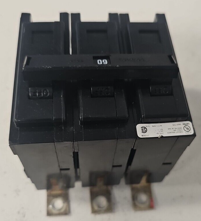NEW TAKE OUT Eaton Cutler Hammer BAB3060H 60 Amp 3 Pole Circuit Breaker ...