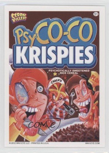 2012 Wax Eye Cereal Killers Psy-Co-Co Krispies #51 2rz | eBay
